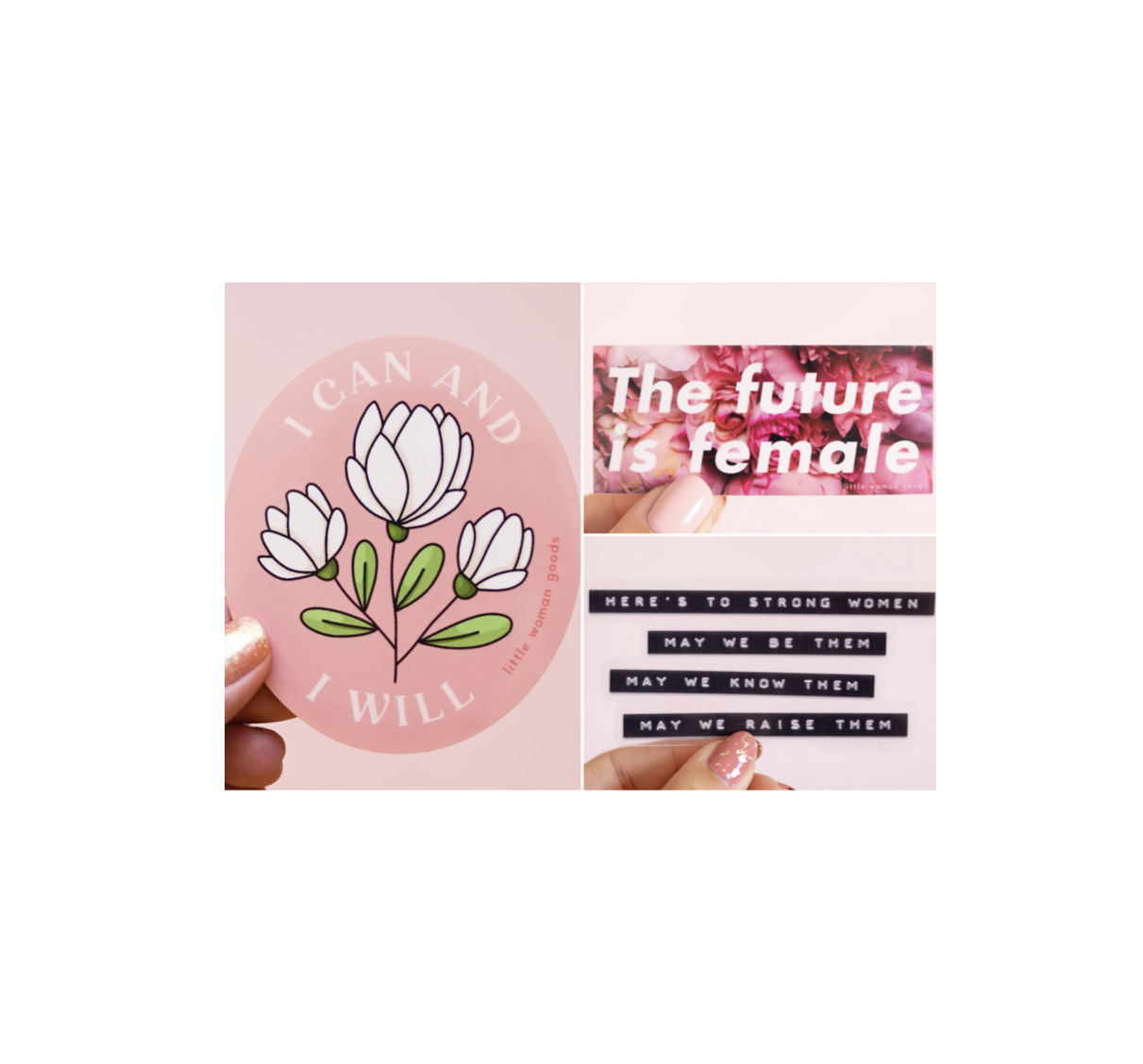 Little Woman Goods Vinyl Stickers | The Loft Salon SOMD